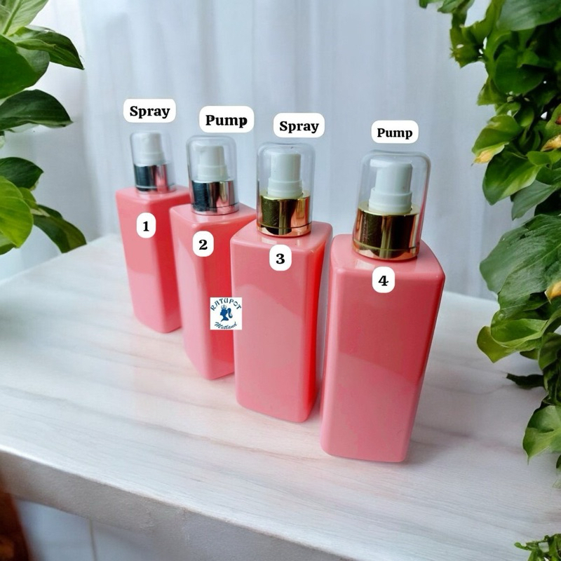 Jual BOTOL SABUN SPRAY 250 ml pink beno spray pump pilih sesuai nomer ...