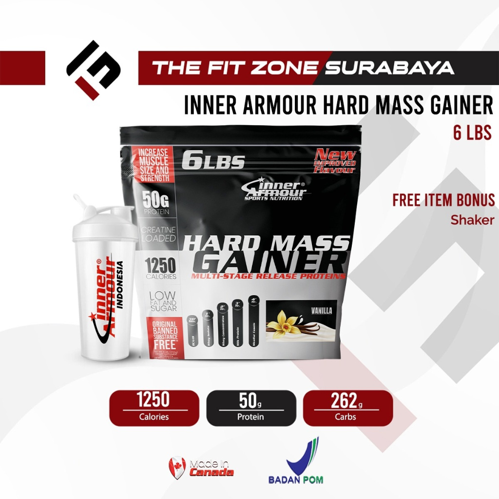 Jual INNER ARMOUR Hard Mass Gainer 6 Lbs Suplemen Fitness Susu Penambah ...