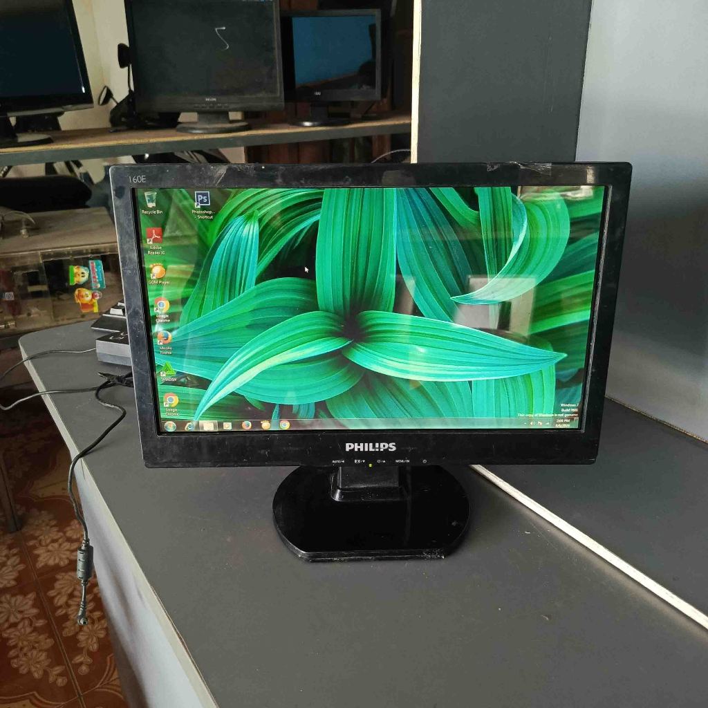 Jual Monitor Led Merk Philips Ukuran Layar 16 Inch Kondisi Normal ...