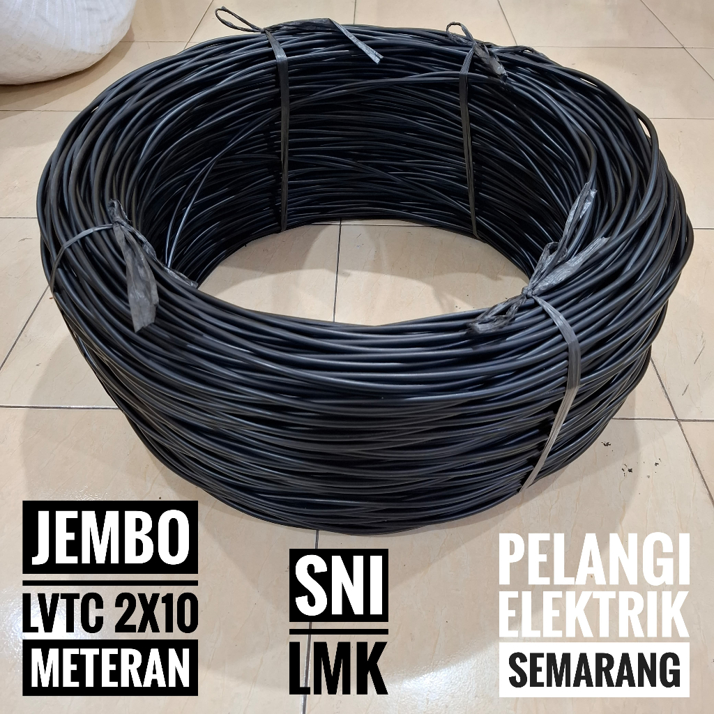 Jual JEMBO Kabel Twisted 2x10 mm NFA2X LVTC SR DX PLN SNI LMK - 50 ...