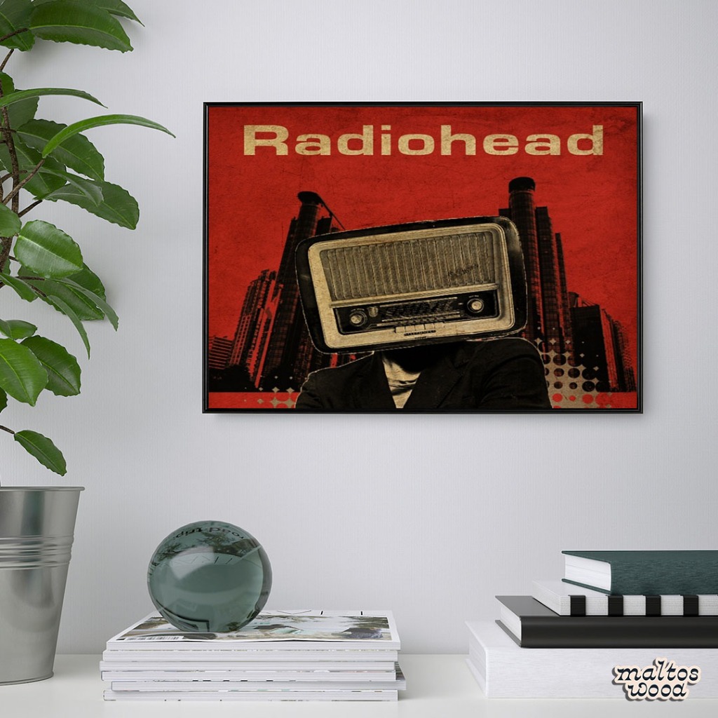 Jual Poster Radiohead + Frame (Landscape) | Shopee Indonesia