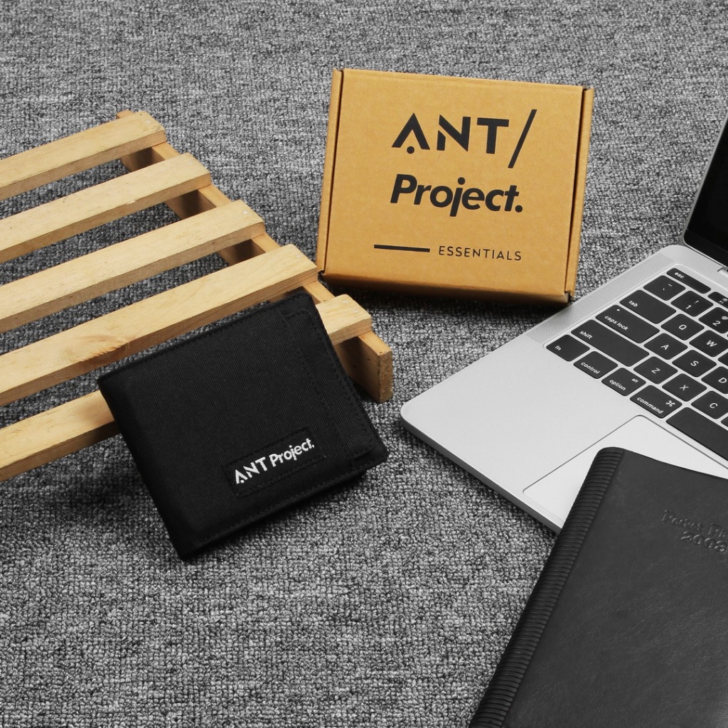 Jual ANT Project - Dompet Lipat Pria POCKET Hitam | Shopee Indonesia