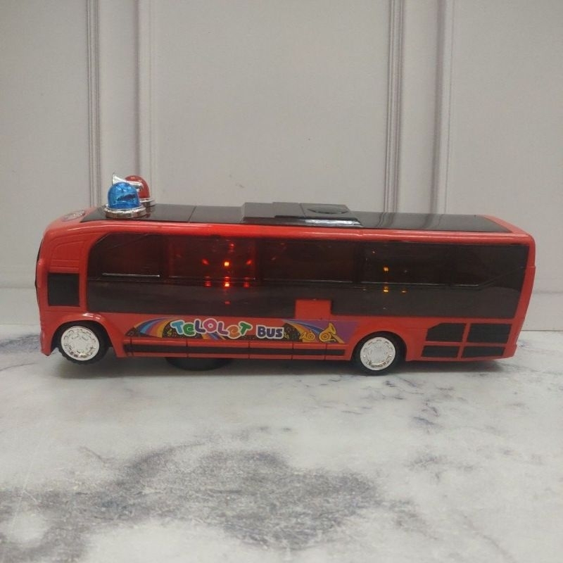 Jual Mainan Bus Baterai Musik Telolet / Mobil Telolet Bus ada lampu dan ...