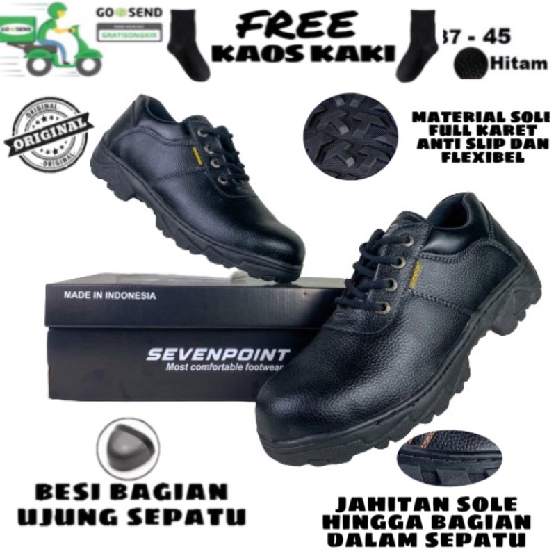 Jual Sepatu Safety Original Sefty Shoes Sefti Kerja Proyek Lapangan ...