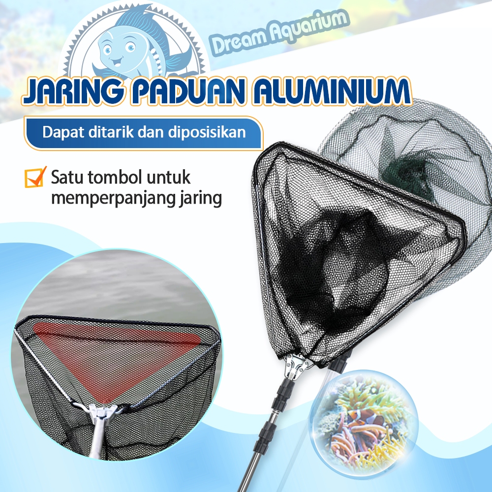 Jual SEROKAN PENCEDOK JARING TELESCOPIC NET ALUMINIUM LIPAT TANGGOK ...