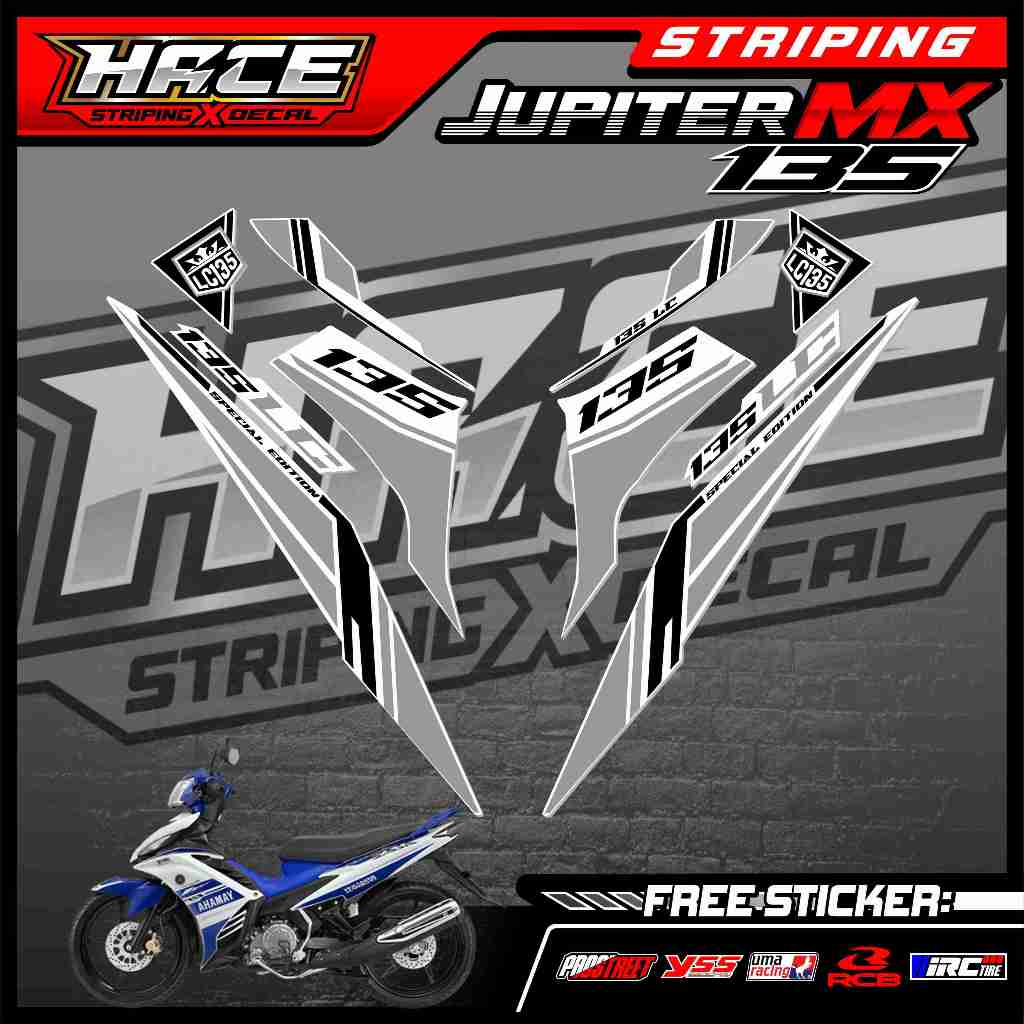 Jual 711 STRIPING STICKER JUPITER MX 135 - STRIPING STICKER JUPITER MX ...