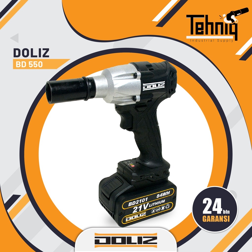 Jual DOLIZ BD 550 Impact Wrench Cordless Brushless Mesin Pembuka Batre ...
