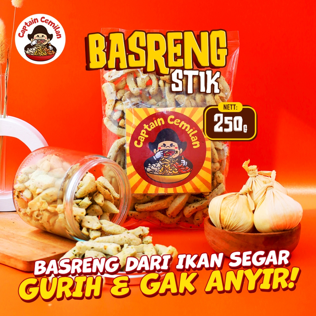 Jual 250gram Basreng Stik Original Asin Gurih Daun Jeruk renyah kriuk ...