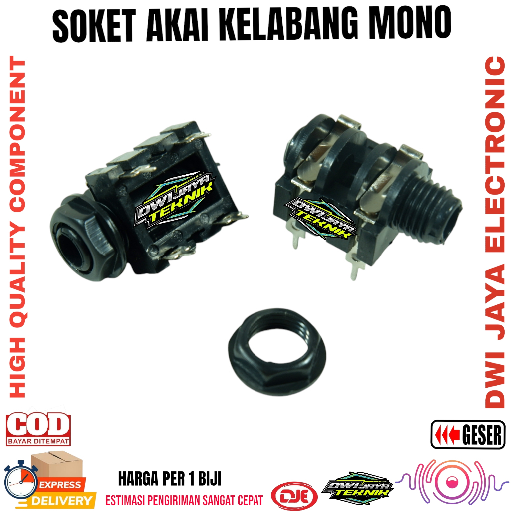 Jual Socket Akai Mono Model Ulat Kelabang Soket 4 Pin Kaki | Shopee ...