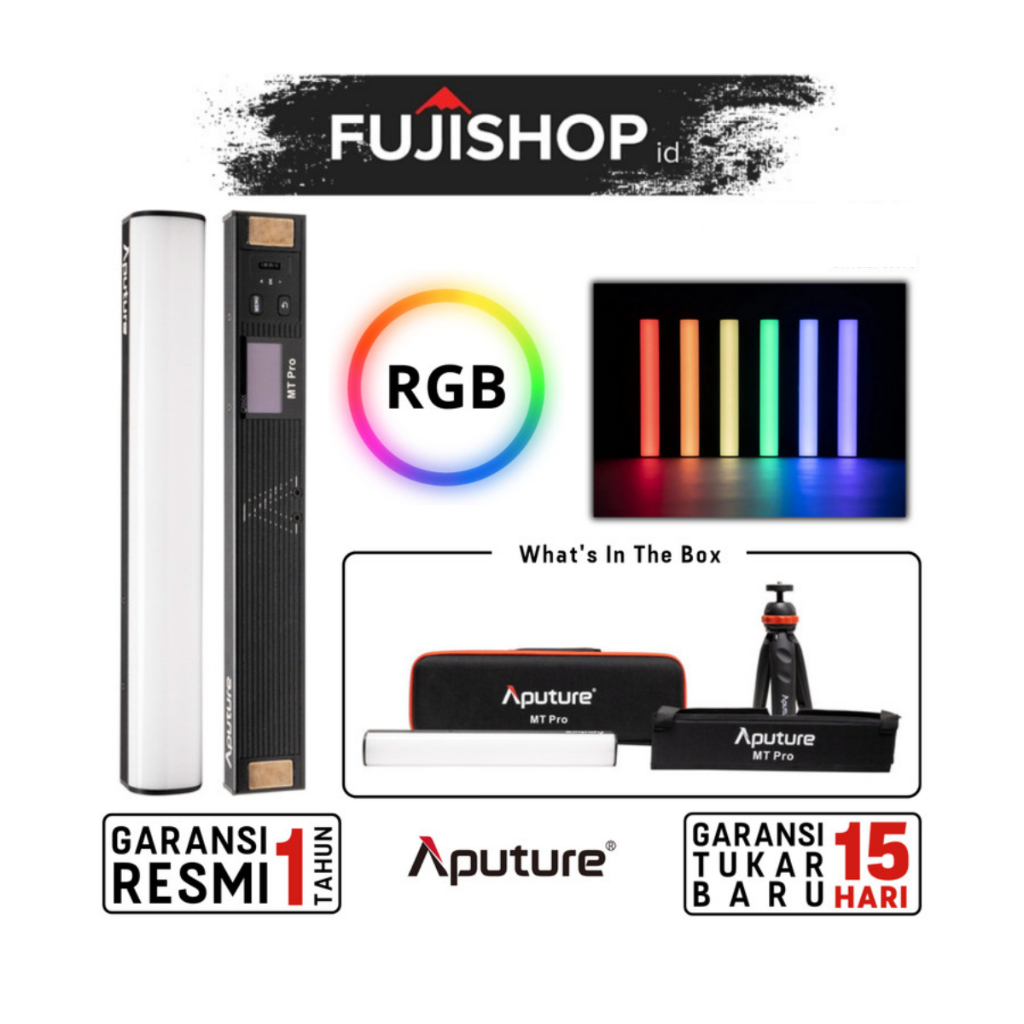 Jual Aputure MT Pro RGB LED Tube Light / Full-color mini LED Tube Light ...