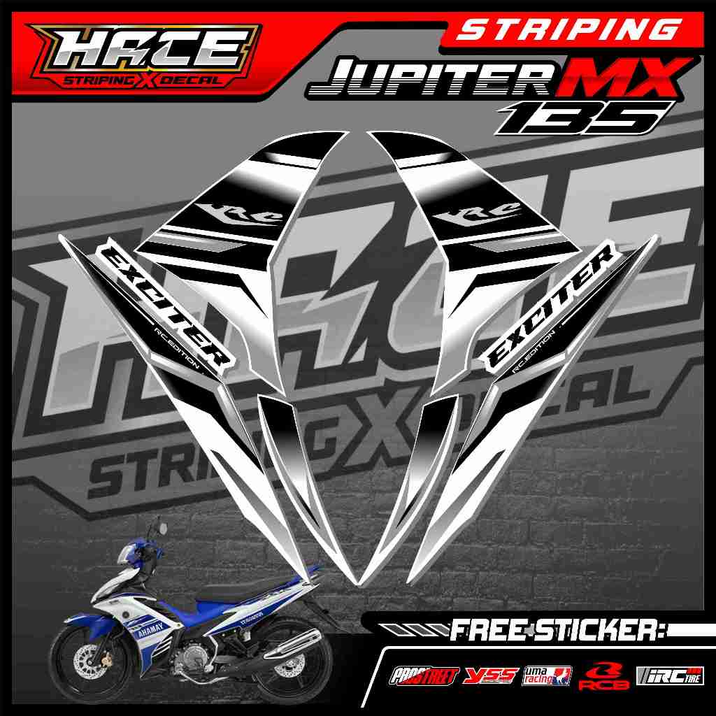 Jual 714 STRIPING STICKER JUPITER MX 135 - STRIPING JUPITER MX 135 ...