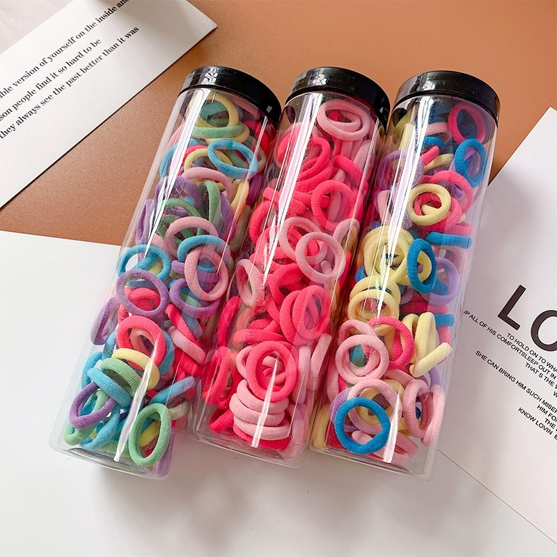 Jual POM IKAT RAMBUT DONAT TOWEL RING / KUNCIR RAMBUT DONAT isi 100pcs ...