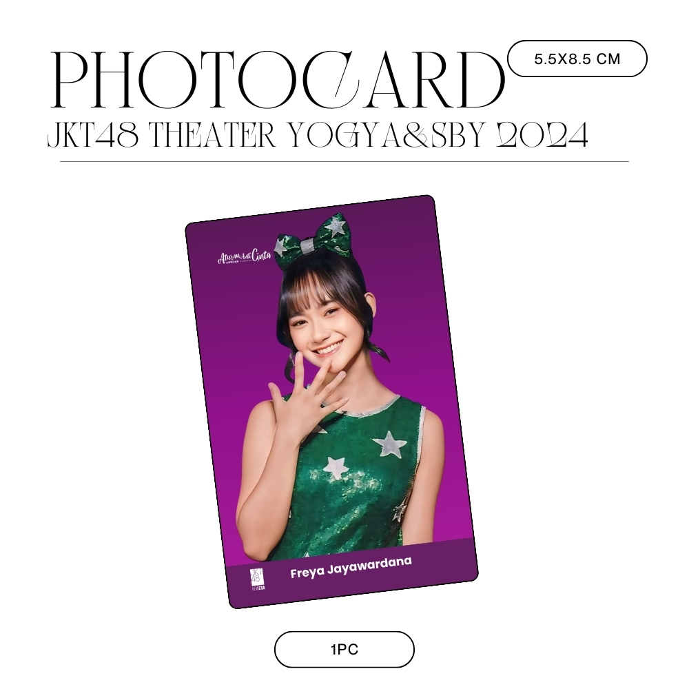 Jual PHOTOCARD JKT48 MAGIC HOUR & THEATER JOGJA SBY 2024 (HARGA 1 PCS + LAMINASI 2 SISI) JPOP ...