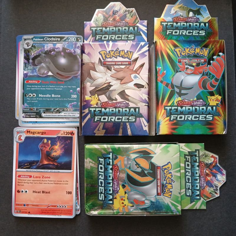 Jual pokemon Temporal forces| Paldeas fates| 1 pcs 25 kartu mainan ...