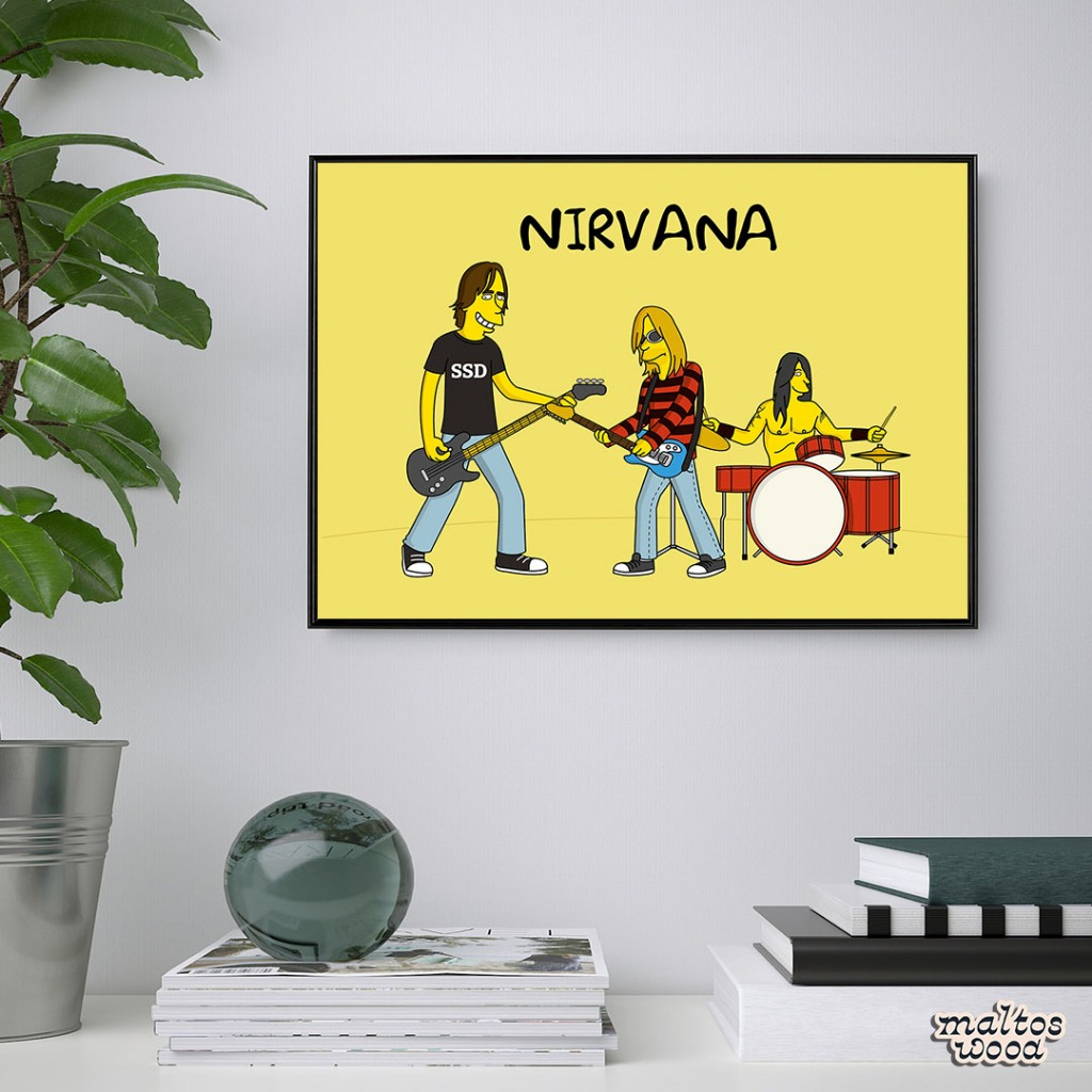 Jual Poster Band Simpson + Frame (Landscape) | Shopee Indonesia