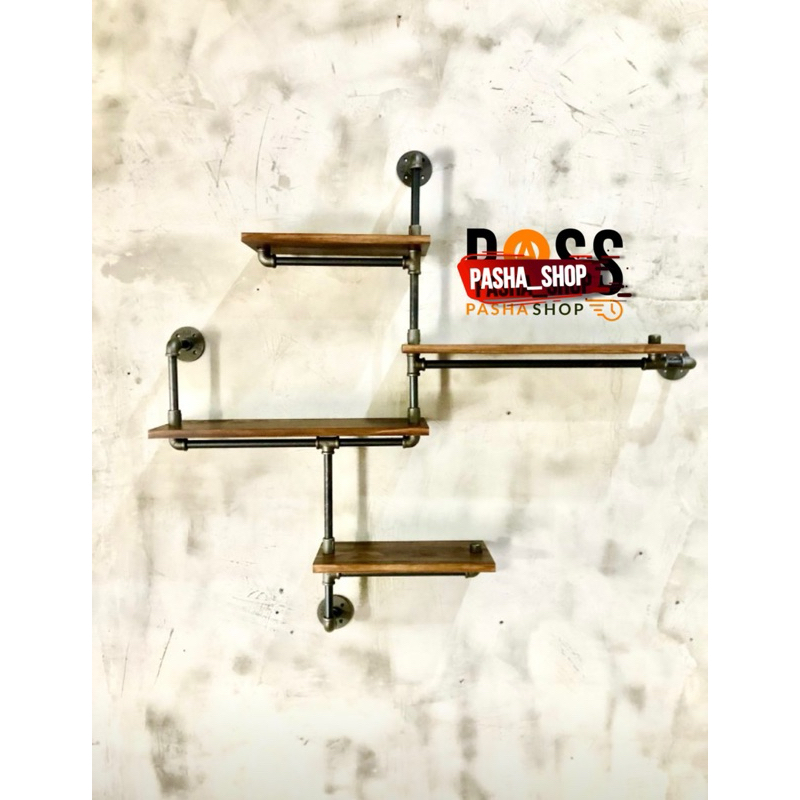 Jual Rak dinding / Rak industrial / Rak pipa / Rak dinding / Rak buku ...
