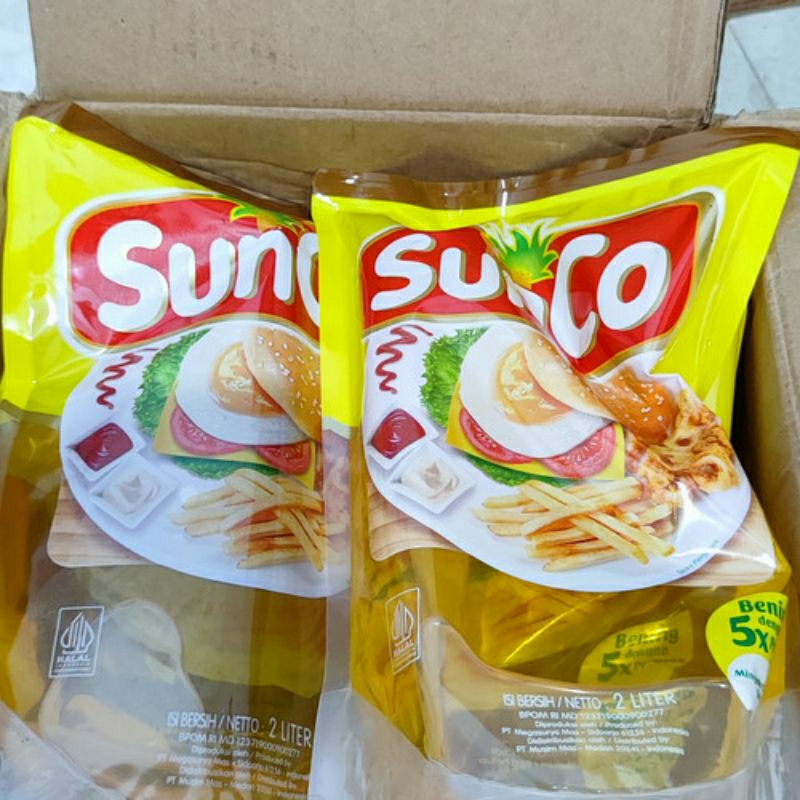 Jual MINYAK SUNCO 2 LT KEMASAN POUCH | Shopee Indonesia