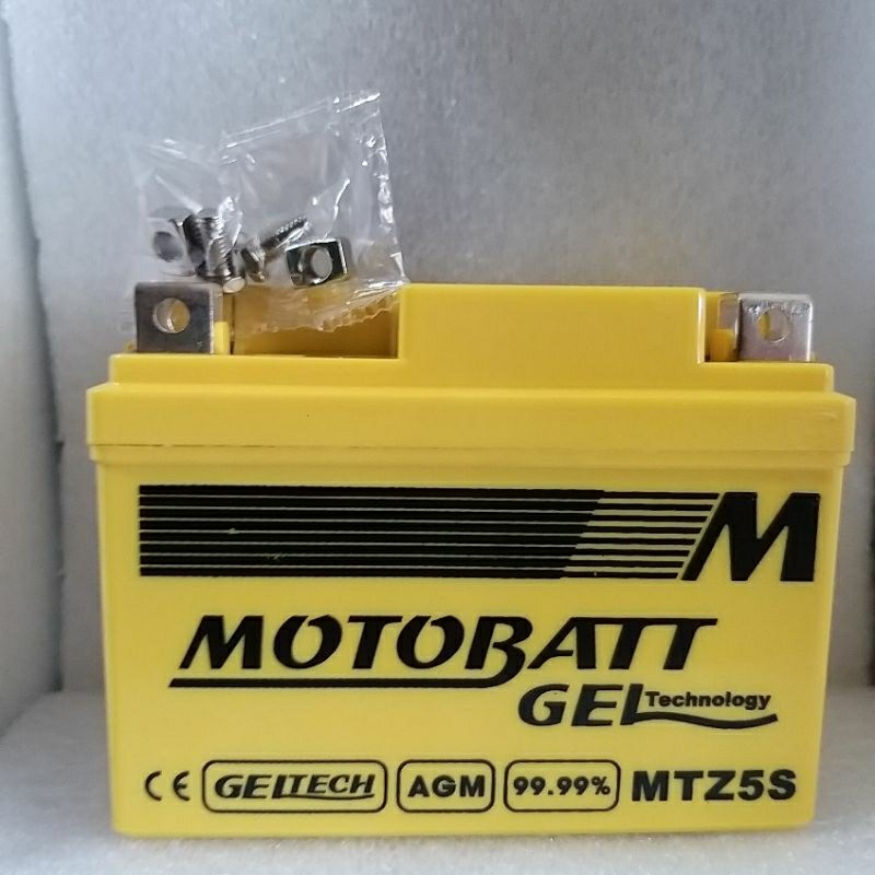 Jual Aki Motobatt MTZ5S 4,2ah UNIVERSAL,MIO J,mio soul,mio gt,m3,beat scoopy,beat streat dll ...