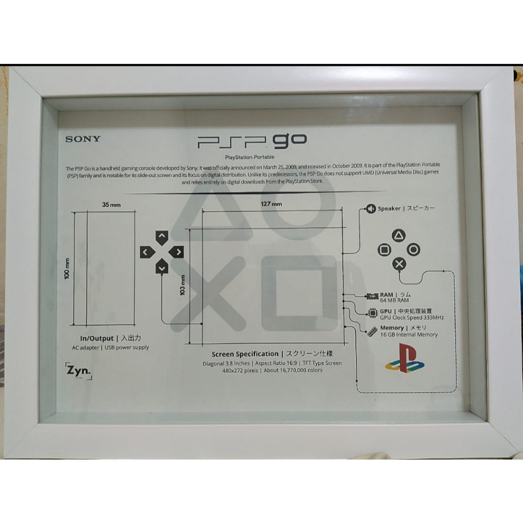 Jual Frame 3D Size A3 + PSP Go Template | Shopee Indonesia