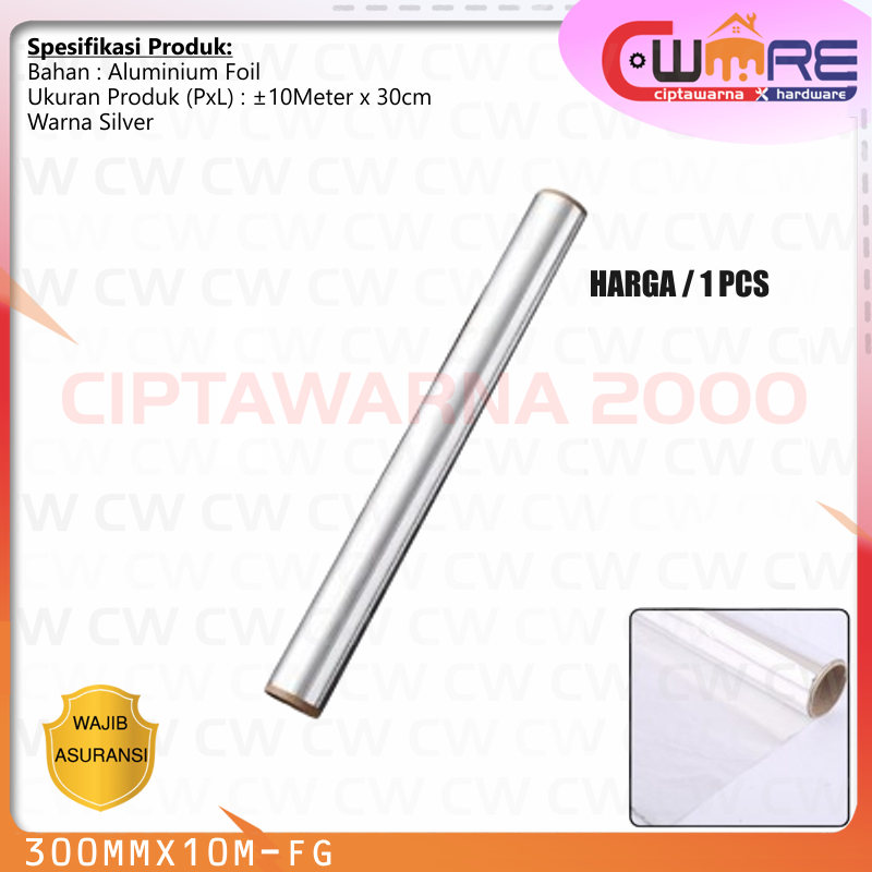 Jual Alumunium Foil Box Heavy Duty Baking Oven Food Grade 300mm x 5m 10m | Shopee Indonesia