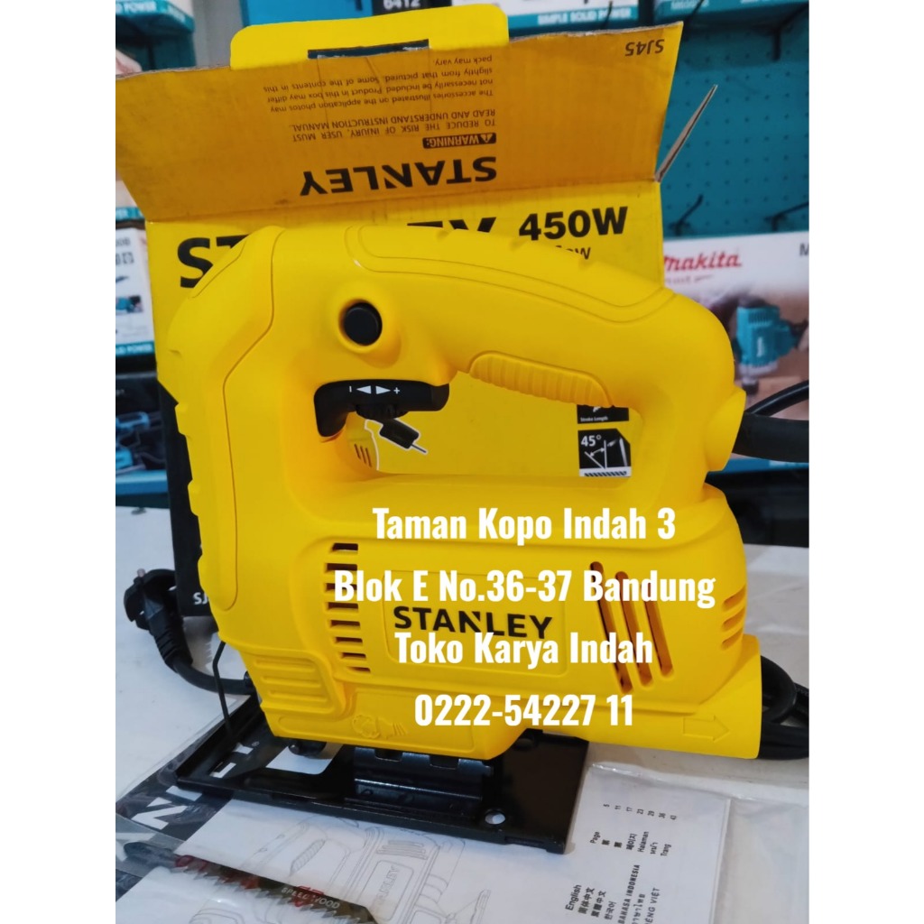 Jual Mesin Gergaji Jig Saw Stanley SJ45 SJ 45 Variable Speed Potong ...