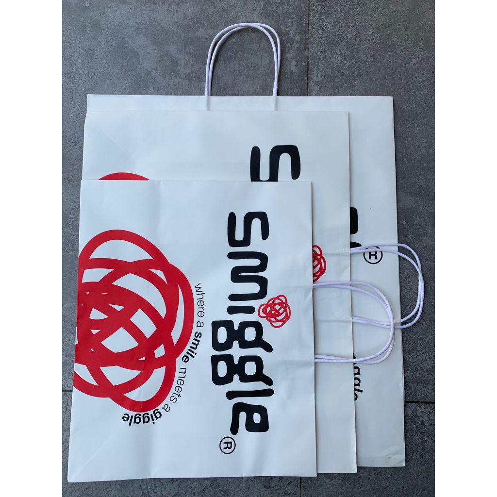 Jual SMIGGLE PLASTIK & PAPERBAG SMIGGLE (asli ya dari smigglenya ...