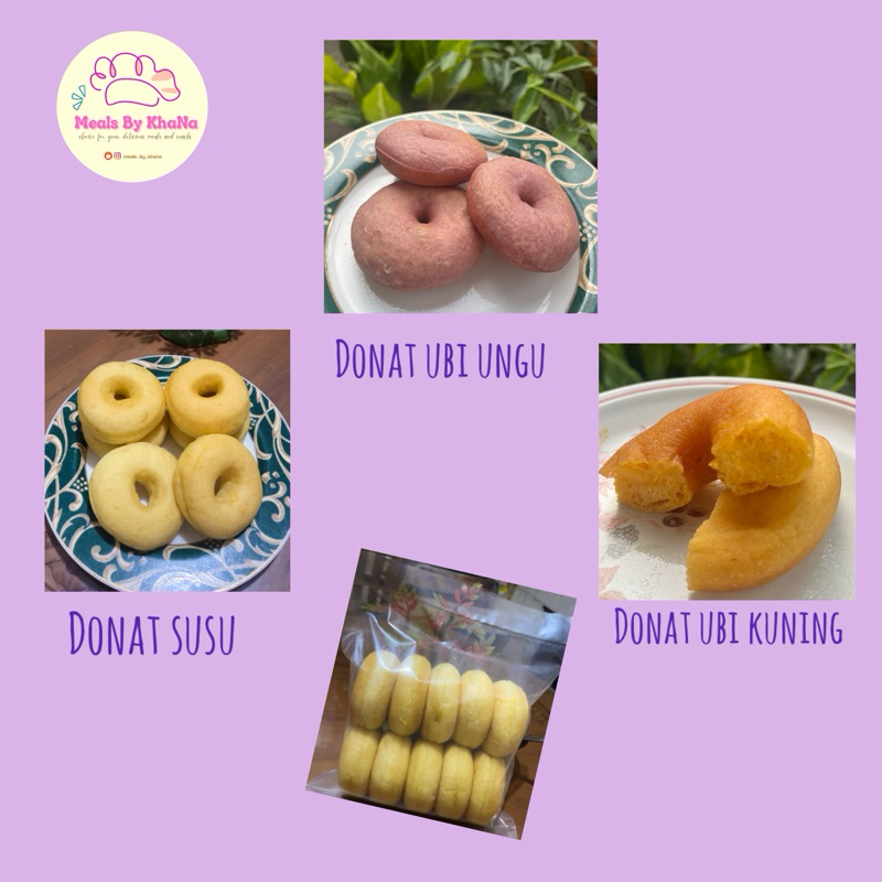 Jual DONAT FROZEN Homemade | DONAT SUSU | DONAT UBI UNGU | DONAT UBI KUNING | Shopee Indonesia