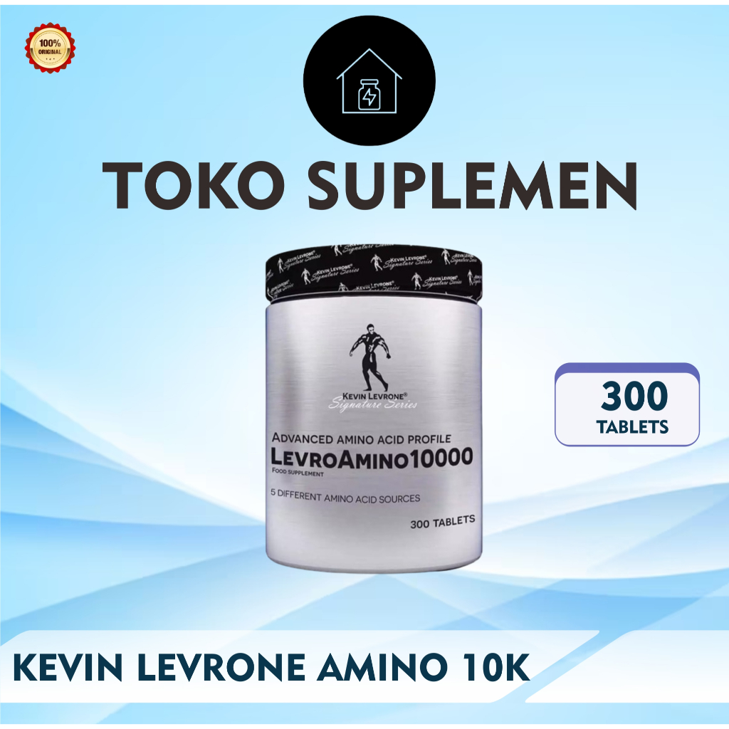 Jual KEVIN LEVRONE SIGNATURE AMINO 10000 300 TABLETS - PROTEIN AMINO ...