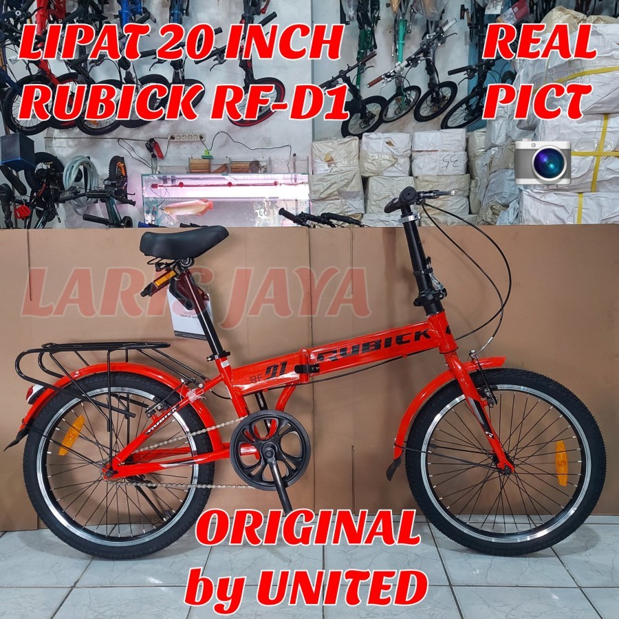 Jual [ BONUS BELL ] SEPEDA LIPAT 20 INCH TERMURAH , LIPAT 20 RUBICK RF ...