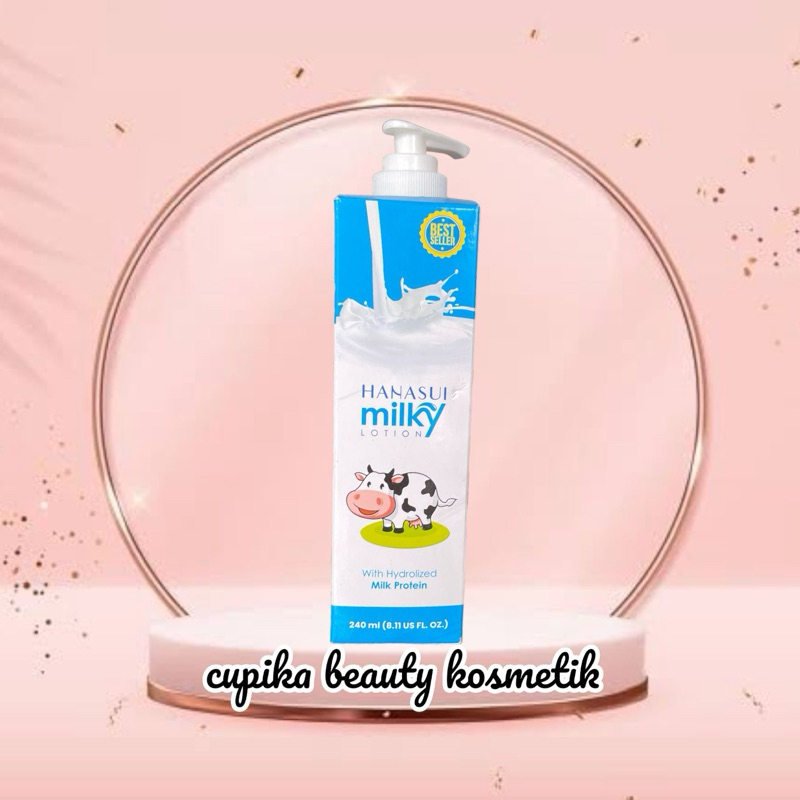 Jual ck,zz - HANASUI MILKY LOTION 240 ML - LOTION PEMUTIH DAN PENCERAH KULIT DENGAN KANDUNGAN ...