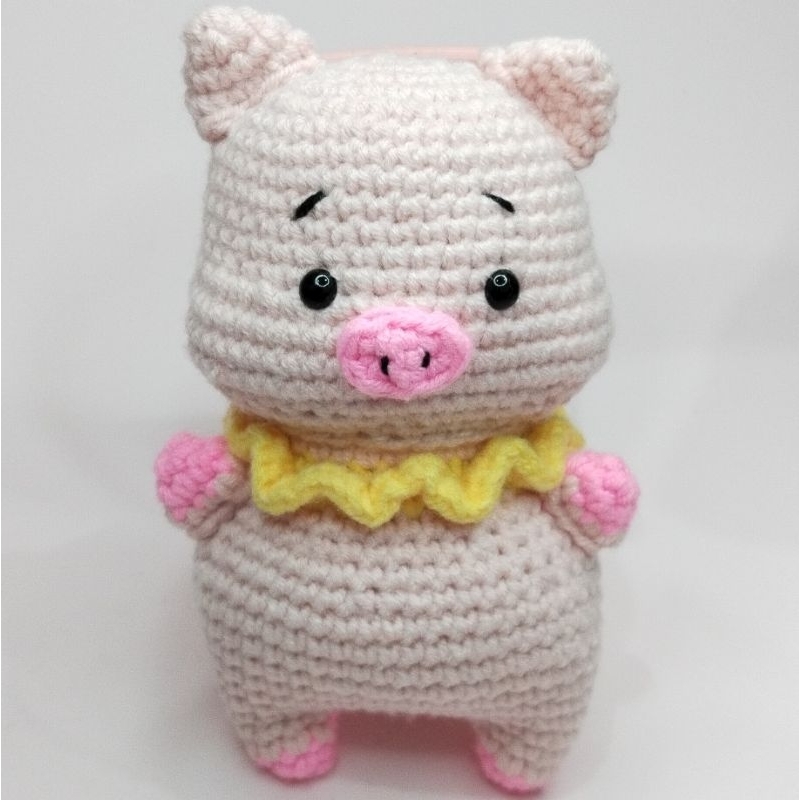 Jual Amigurumi Pig Plushie / Boneka Rajut Babi / Boneka Crochet ...