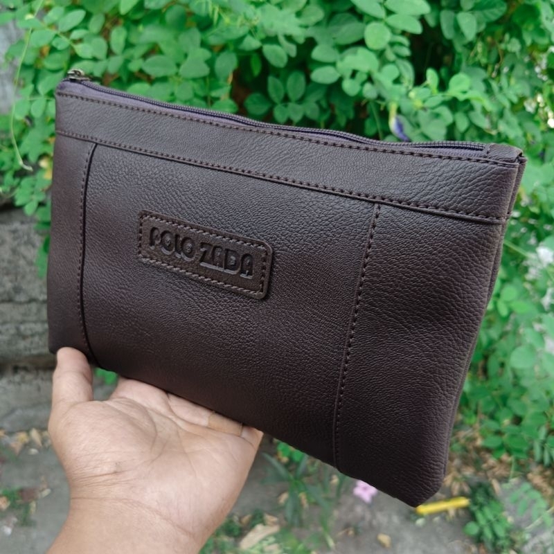 Jual Handbag Pria Kulit Sintetis Premium | Pouch Pria Wanita Original ...