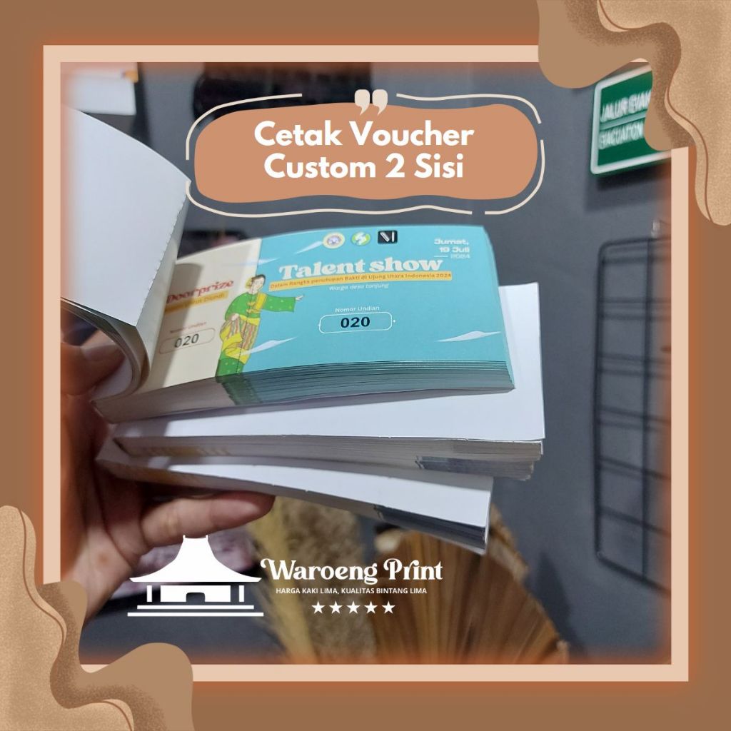 Jual CETAK KUPON 2 SISI | VOUCHER MURAH | KUPON MURAH | UKURAN 15 x 7 ...