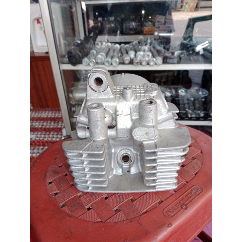 Jual BLOCK /BLOK /SILINDER KOP HEAD KLX BF ORI COPOTAN PORTING STD ISI ...