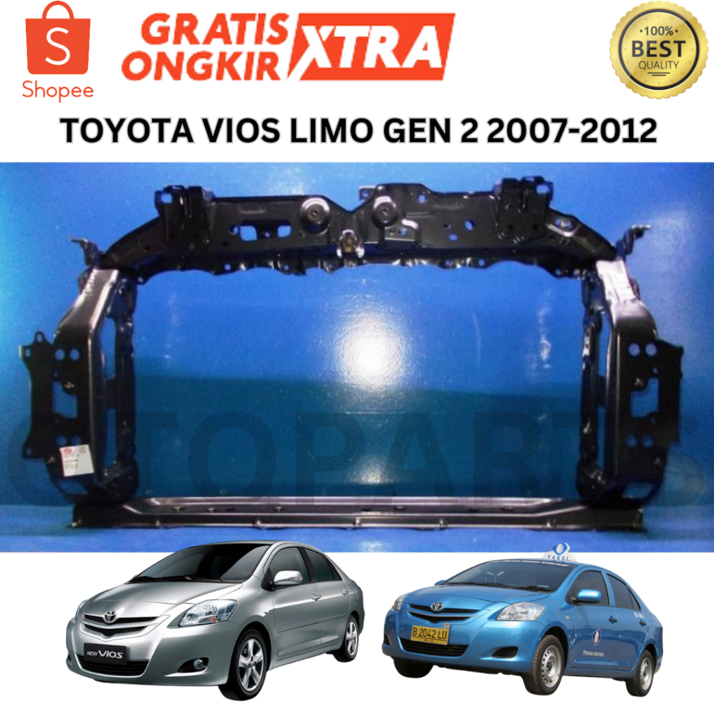Jual PANEL LAMPU RADIATOR BULLHEAD BULKHEAD VIOS LIMO GEN 2 YARIS ...