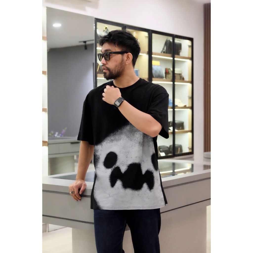 Jual BTK SPRAY MONSTER BLACK TEE | Shopee Indonesia