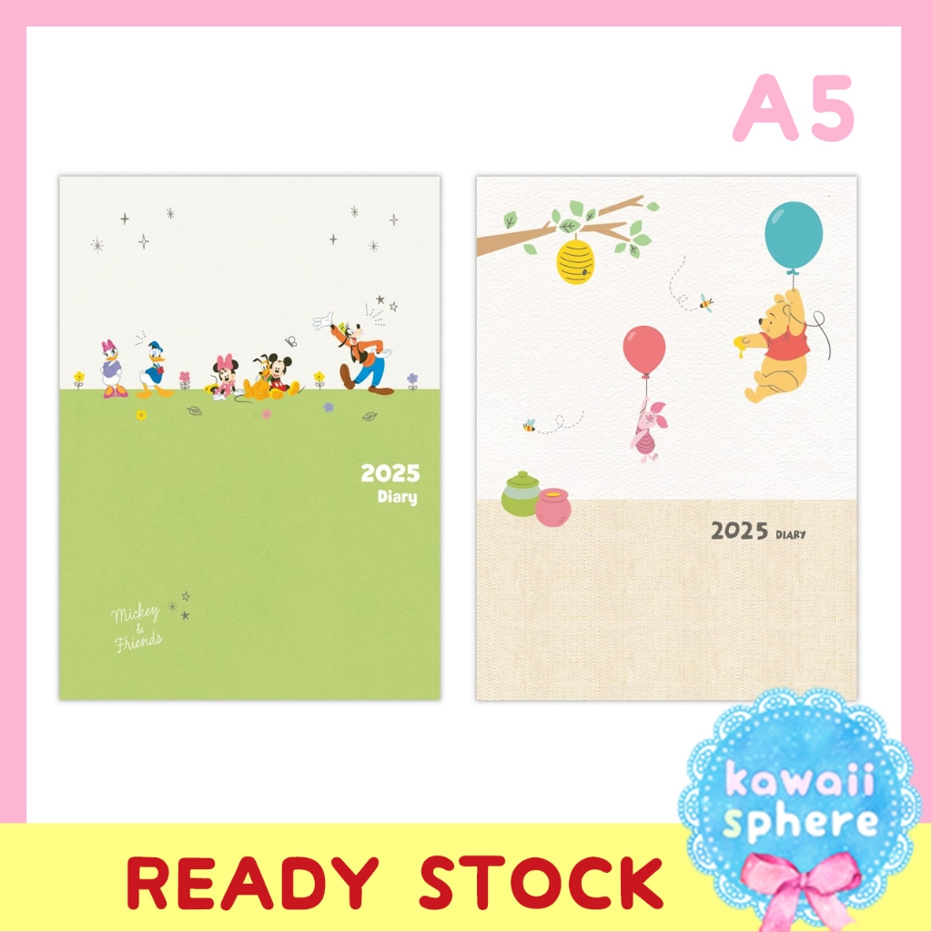 Jual Disney Mickey / Winnie The Pooh Planner 2025 Size A5 | Hallmark ...