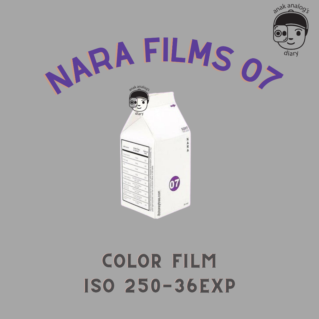 Jual NARA Films 07 Roll Film Color ISO 250 135mm 36exp NARA 5207 ...