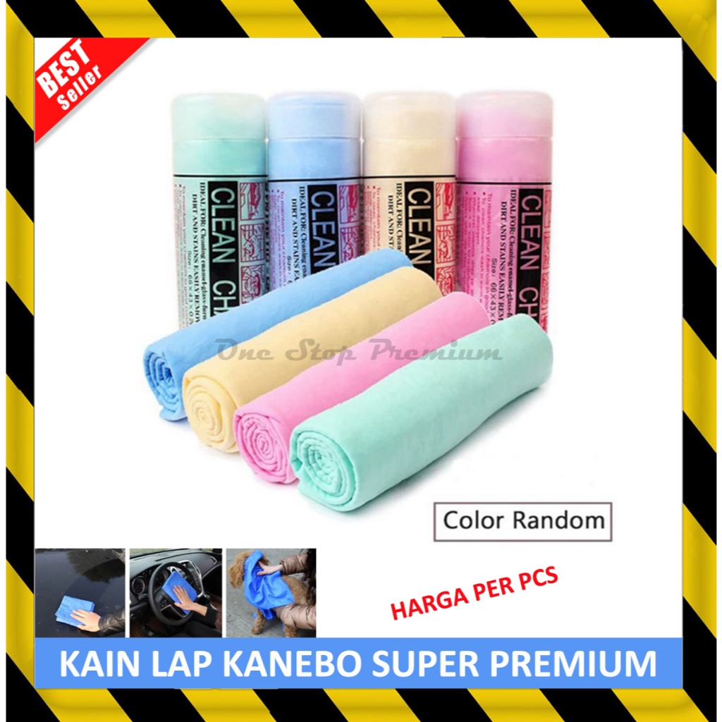 Jual KANEBO KAIN LAP CHAMOIS HANDUK SERAT BERSERAT PENGERING PEMBERSIH ...