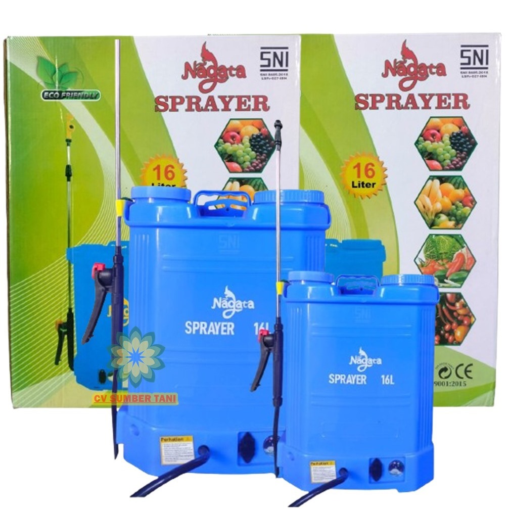 Jual Nagata Sprayer Gendong Elektrik Kapasitas 16 Liter Alat Semprot ...