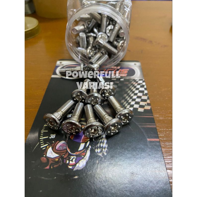 Jual Baut Disc Cakram Motor Krom Baut Piringan Chrome Baut Disc Piringan Cakram Besi Knok Honda ...