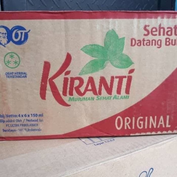Jual KIRANTI SEHAT DATANG BULAN 150ML 1 DUS ISI 24 BOTOL | Shopee Indonesia