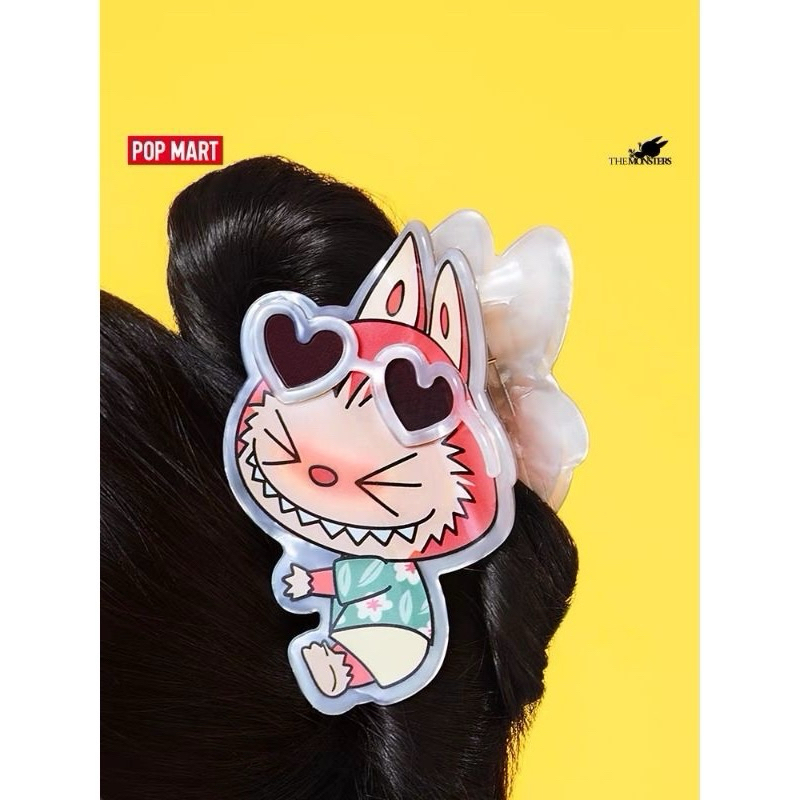 Jual READYSTOCK Labubu Hair Clip Drunk In Sea Labubu claw clip jepitan ...