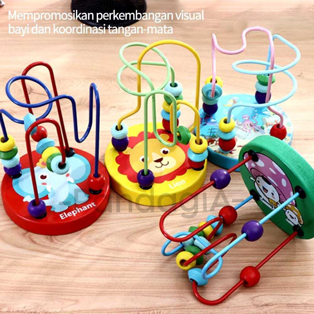 Jual Mini Round Beads Mainan Alur Kawat Kecil / Wire Maze Game | Shopee ...