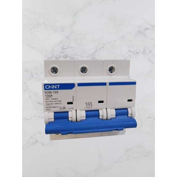 Jual MCB CHINT NXB-125 3PHASE 100A MCB 3PHASE CHINT 100 AMPERE | Shopee ...