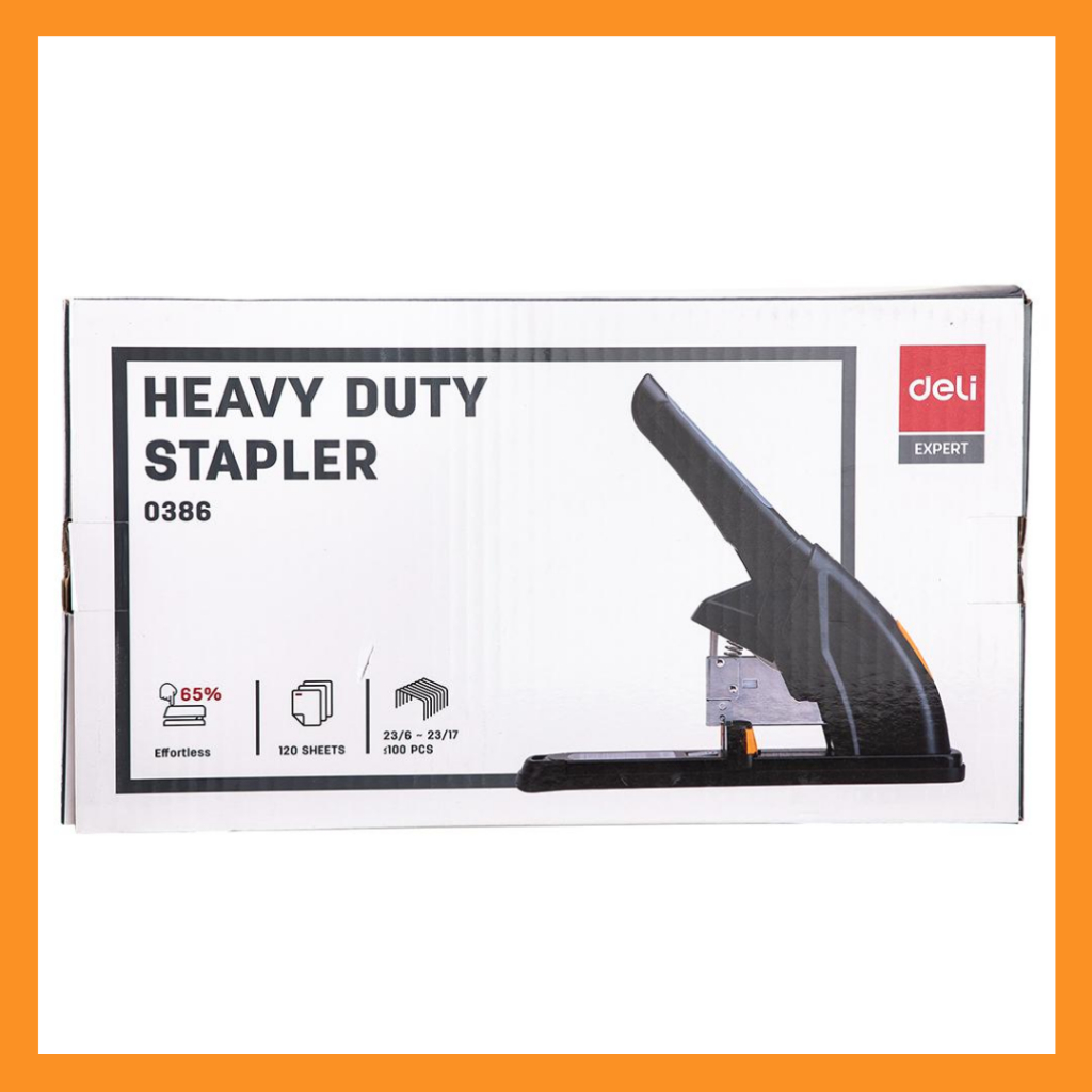 Jual DELI Stapler jilid Heavy duty 0386 | Shopee Indonesia