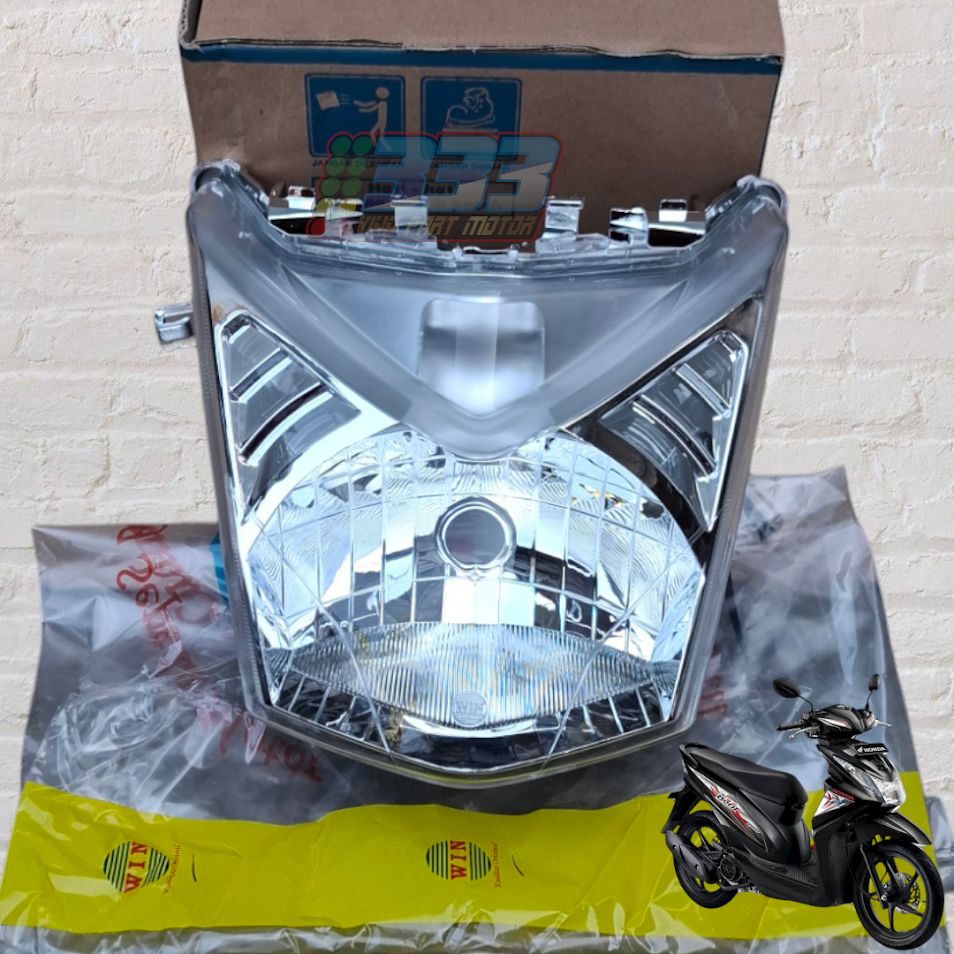 Jual kaca reflektor nika lampu depan beat fi k25 2012-2016 non original ...