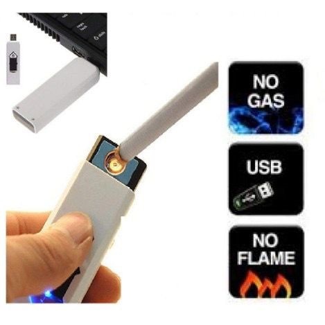 Jual Korek Elektrik Superman Lighter USB Rechargeable Pematik Api Koil ...