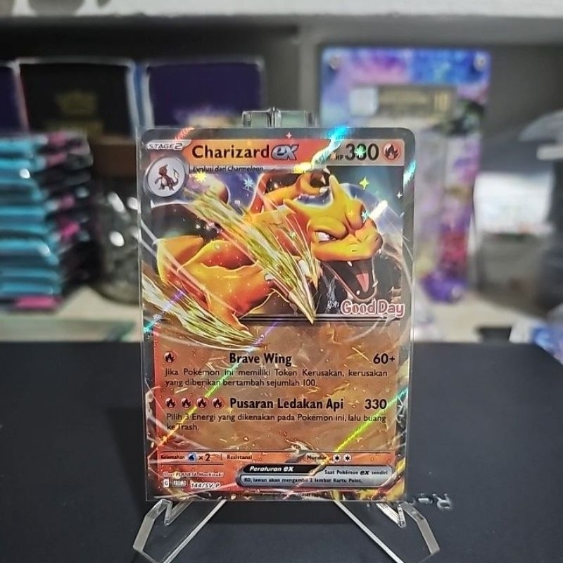 Jual charizard promo good day pokemon tcg indonesia original kartu card ...