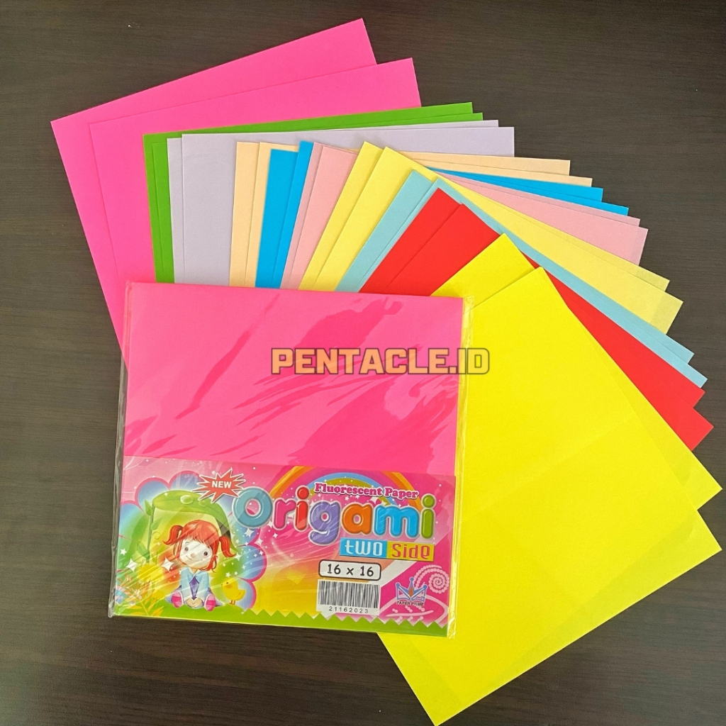 Jual Origami Paper Kertas Lipat Ukuran 16x16 Mainan Kreatif Seni ...